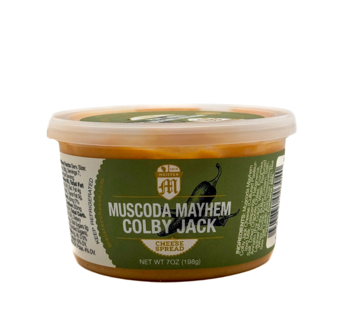 Muscoda Mayhem Colby Jack Spread – Meister Cheese
