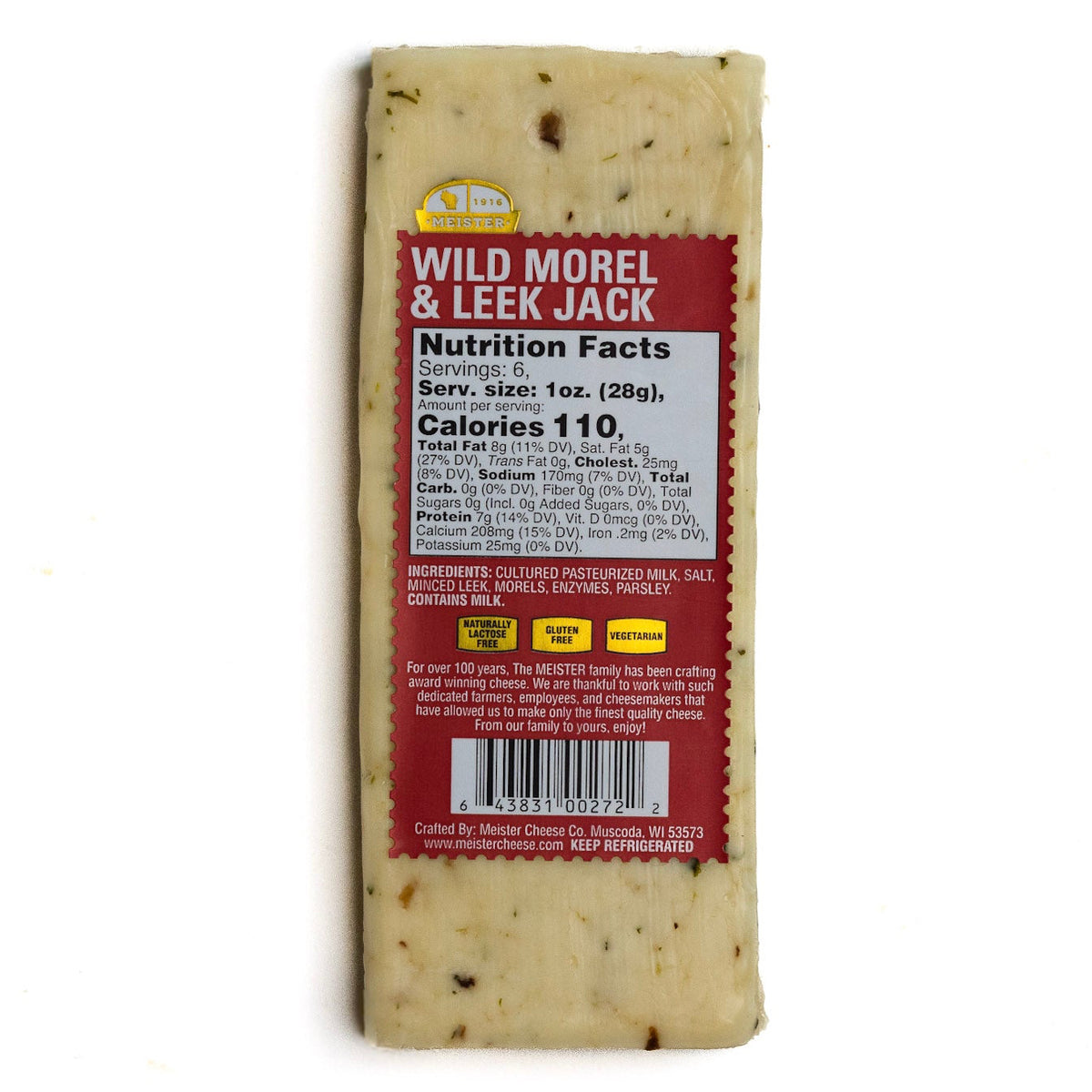 Wild Morel & Leek Jack – Meister Cheese