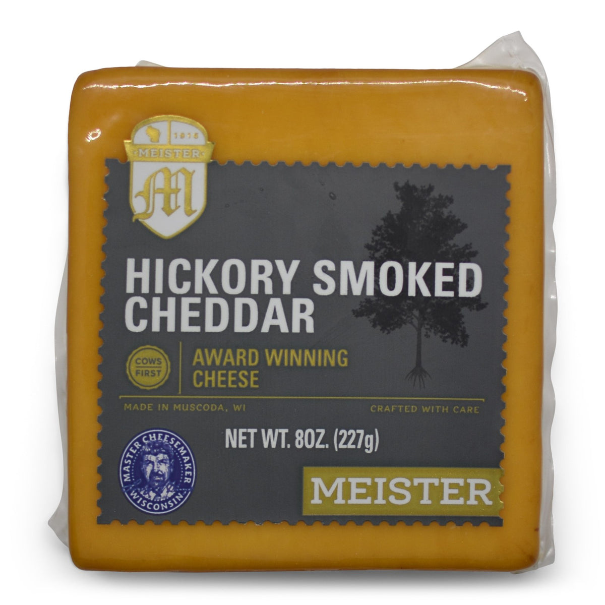 Hickory Smoked Cheddar (8oz.) – Meister Cheese