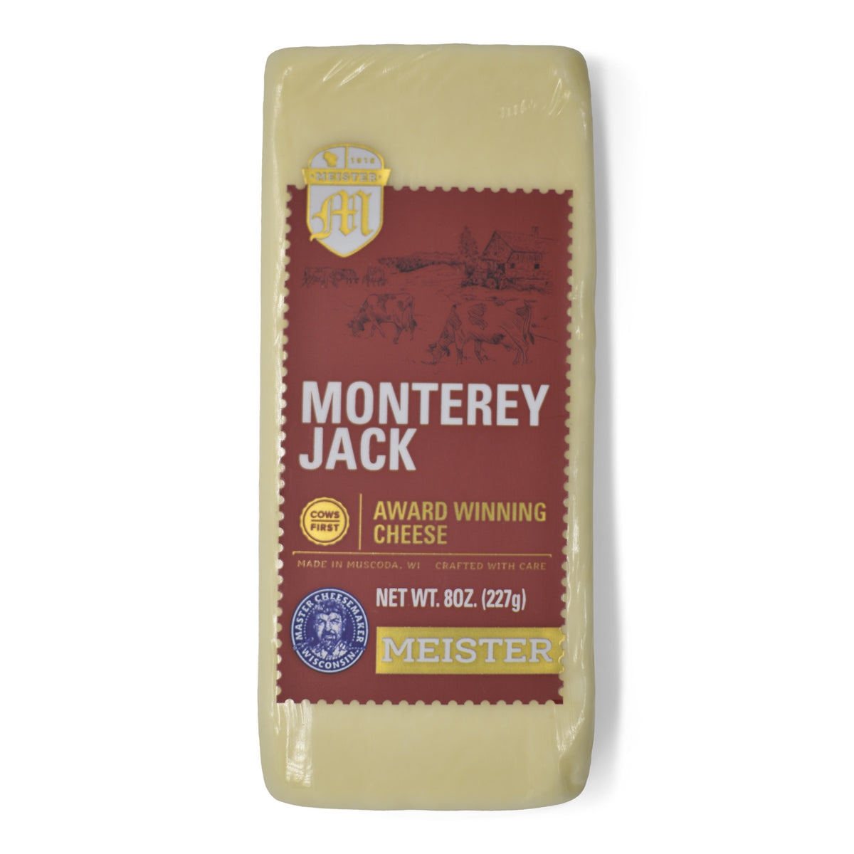 Monterey Jack (8oz. bar) – Meister Cheese